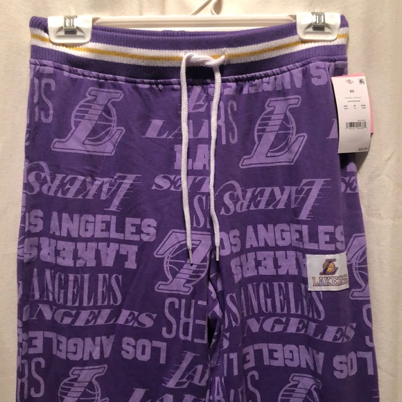 NBA | Pants & Jumpsuits | La Lakers Wide Leg Sweat Pants | Poshmark